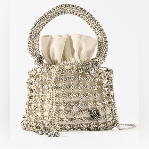 Zara | Bags | Zara Brand New Mesh Mini Tote Bag | Poshmark